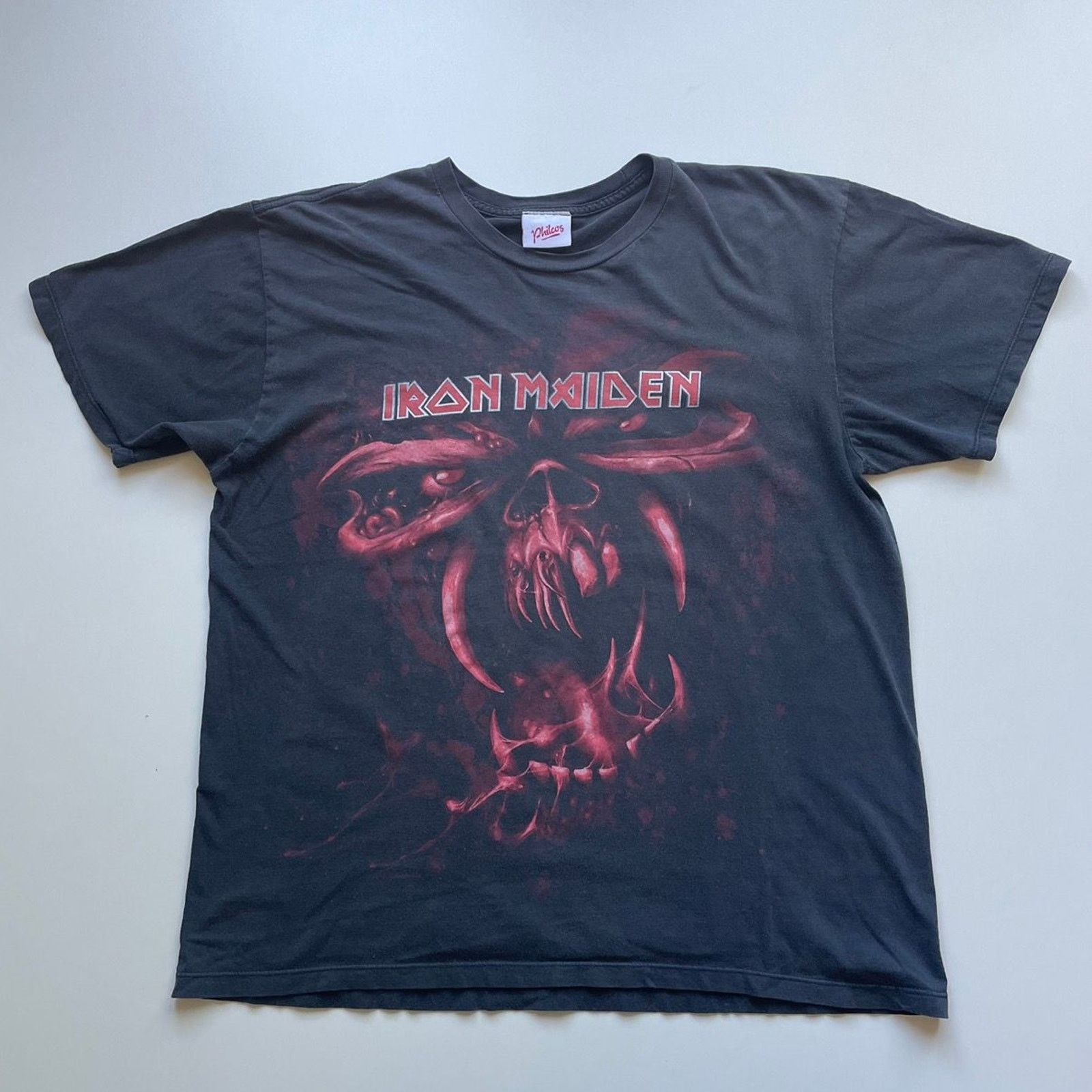 Band Tees × Vintage Vintage 2000s Iron Maiden Graphic Faded Band T ...