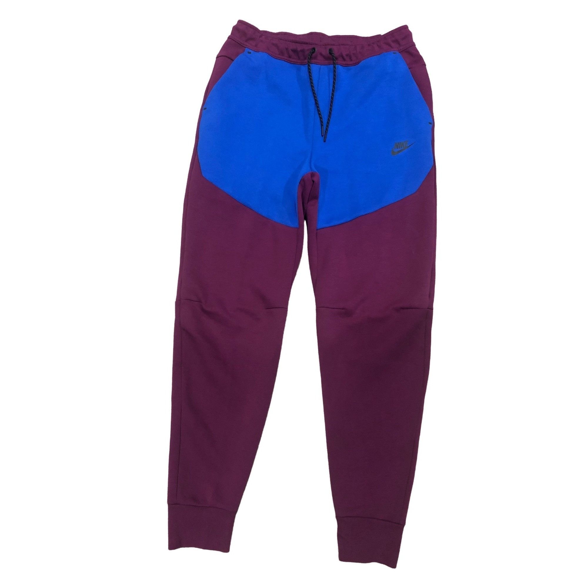 Nike Nike Tech Fleece Pants Maroon Blue Mens Medium | Grailed