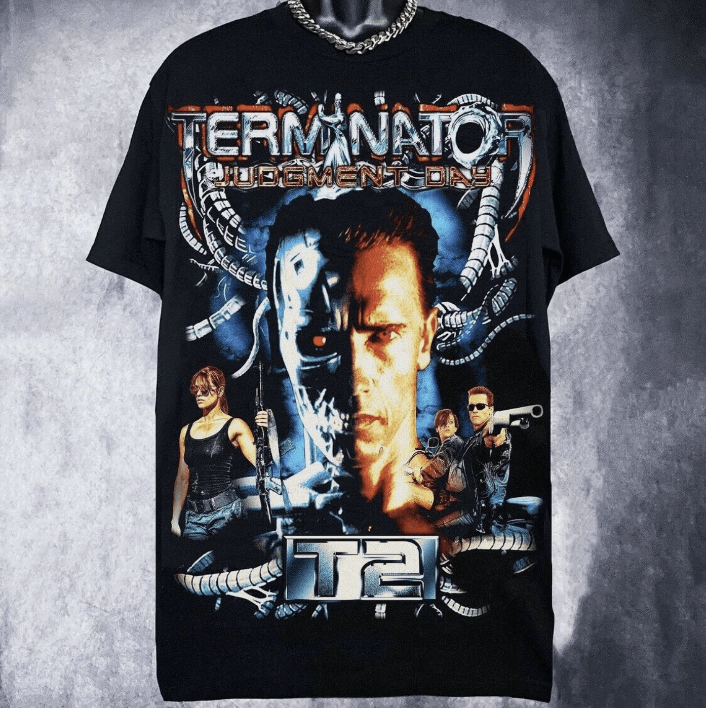 Vintage Terminator 2: Judgement Day Graphic Tee by DBRUZE | Grailed
