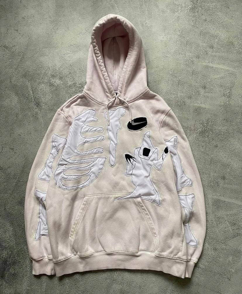 Nike Vintage Nike Custom Ghost x Skeleton y2k Hoodie | Grailed
