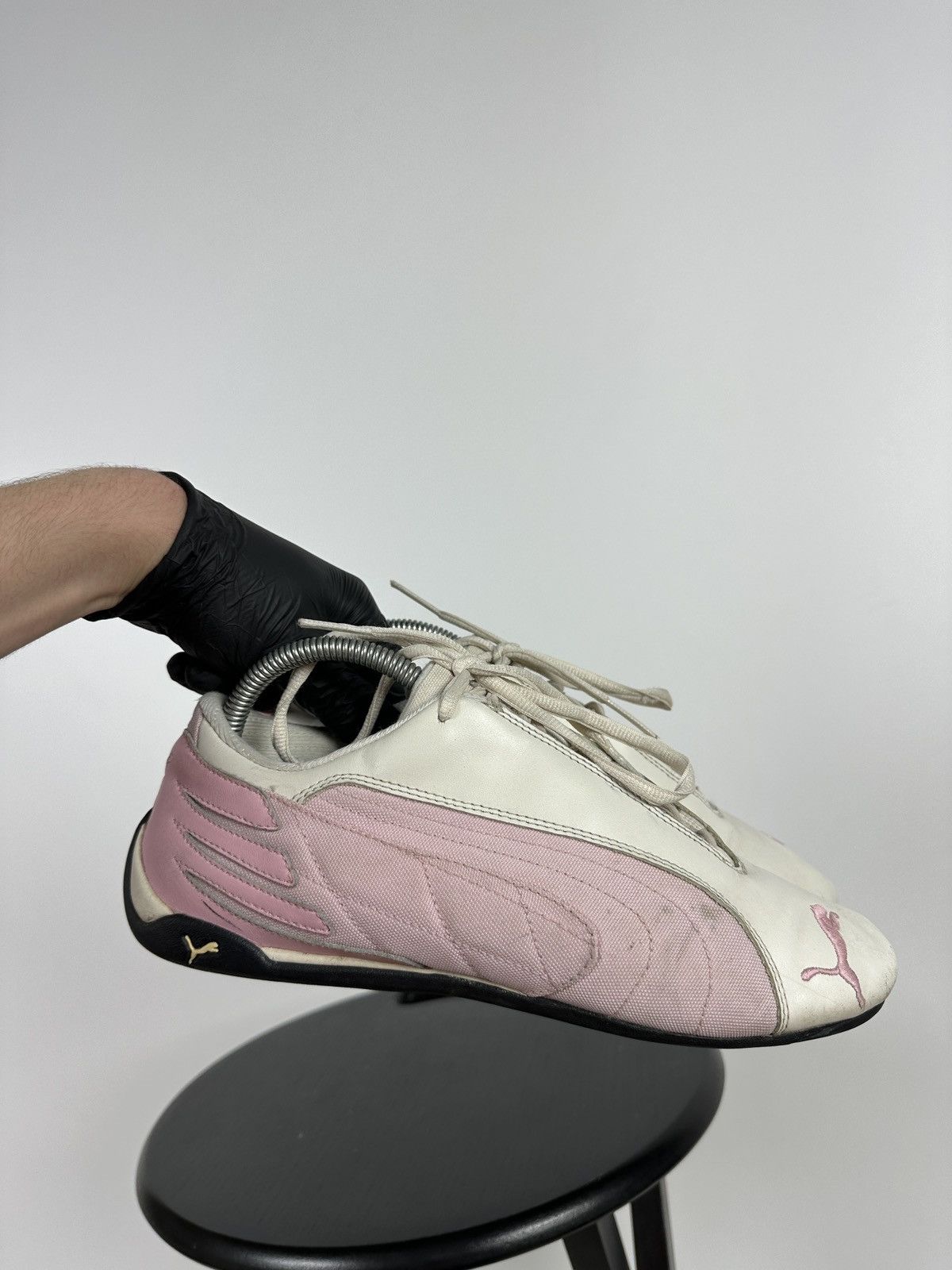 Puma × Vintage Vintage Puma Speedcat Leather Y2K Pink/White Sneakers ...