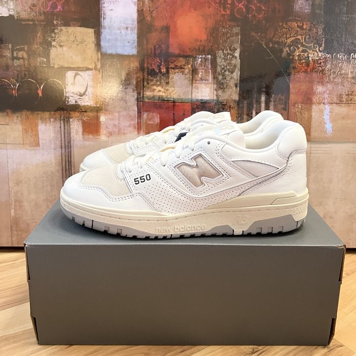 New Balance 2023 New Balance 550 White / Timberwolf / Rain Cloud NB550 ...