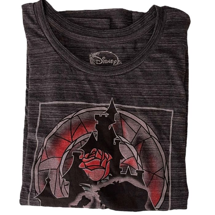 Disney Disney XL Extra Large Tee Shirt Womens Beauty and the Beast ...