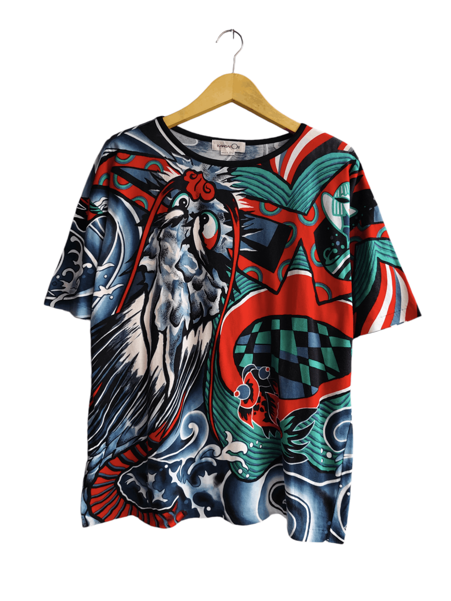 Archival Clothing RARE🔥Vtg Kansai 02🔥 Koi Ryu Japanese Mythology Art ...