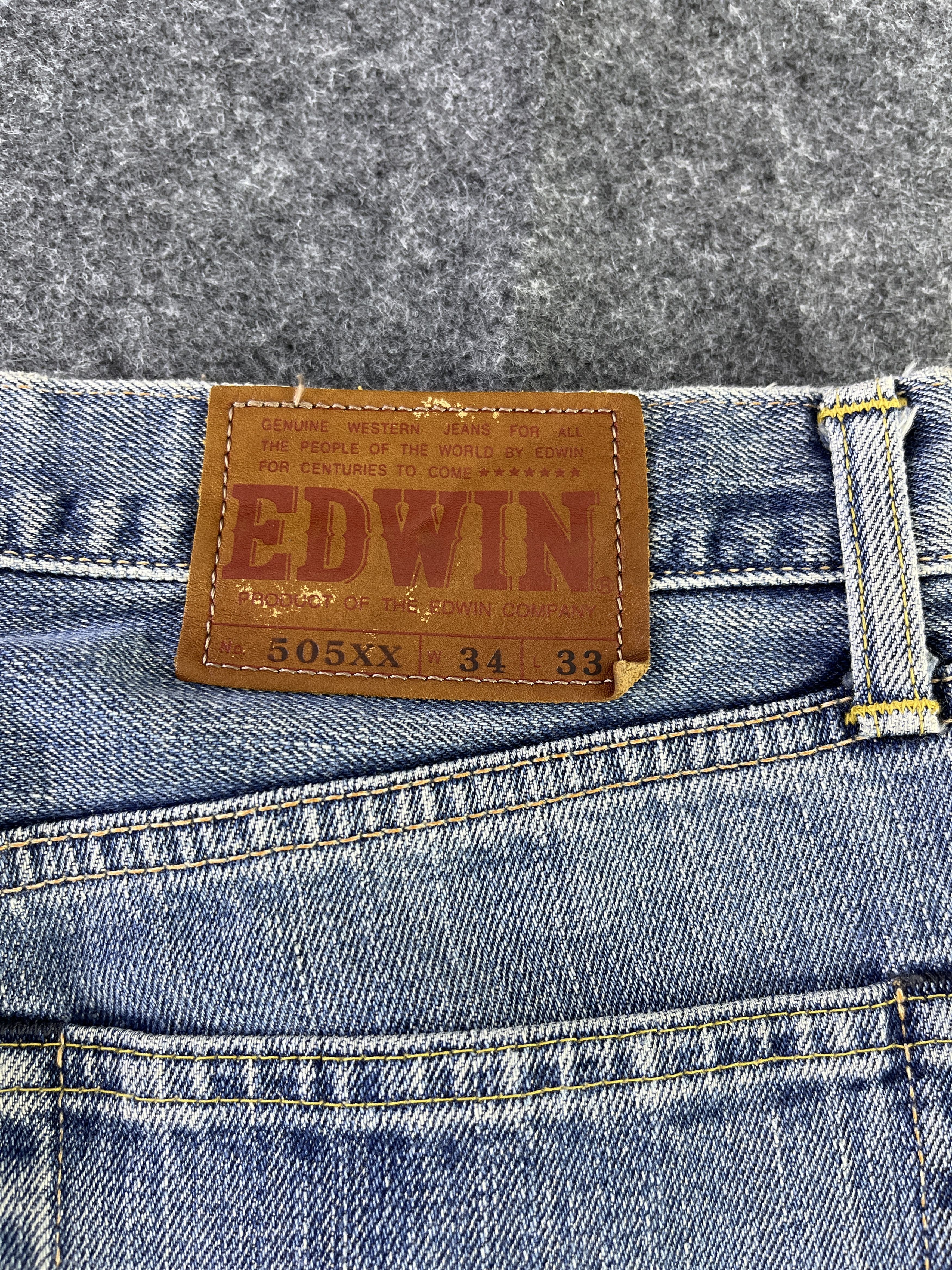 Edwin Vintage Edwin 505 XX Jeans Selvedge Denim - J940 | Grailed