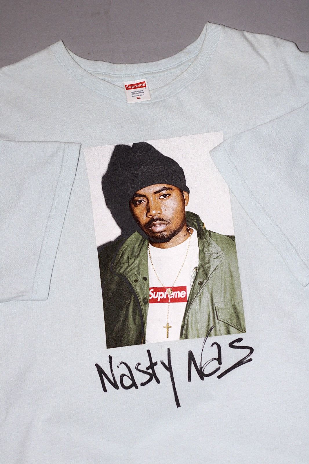 Streetwear × Supreme × Vintage Supreme x Nas Photo Tee | Grailed