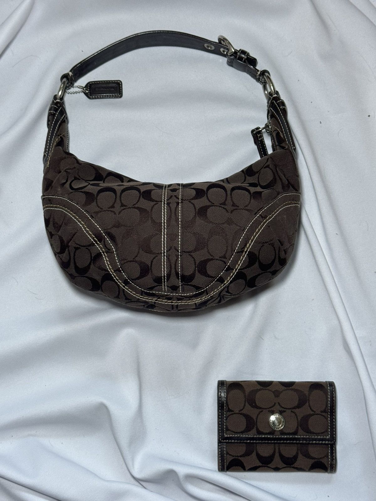 Vintage Like new vintage brown signature crescent coach set | Grailed