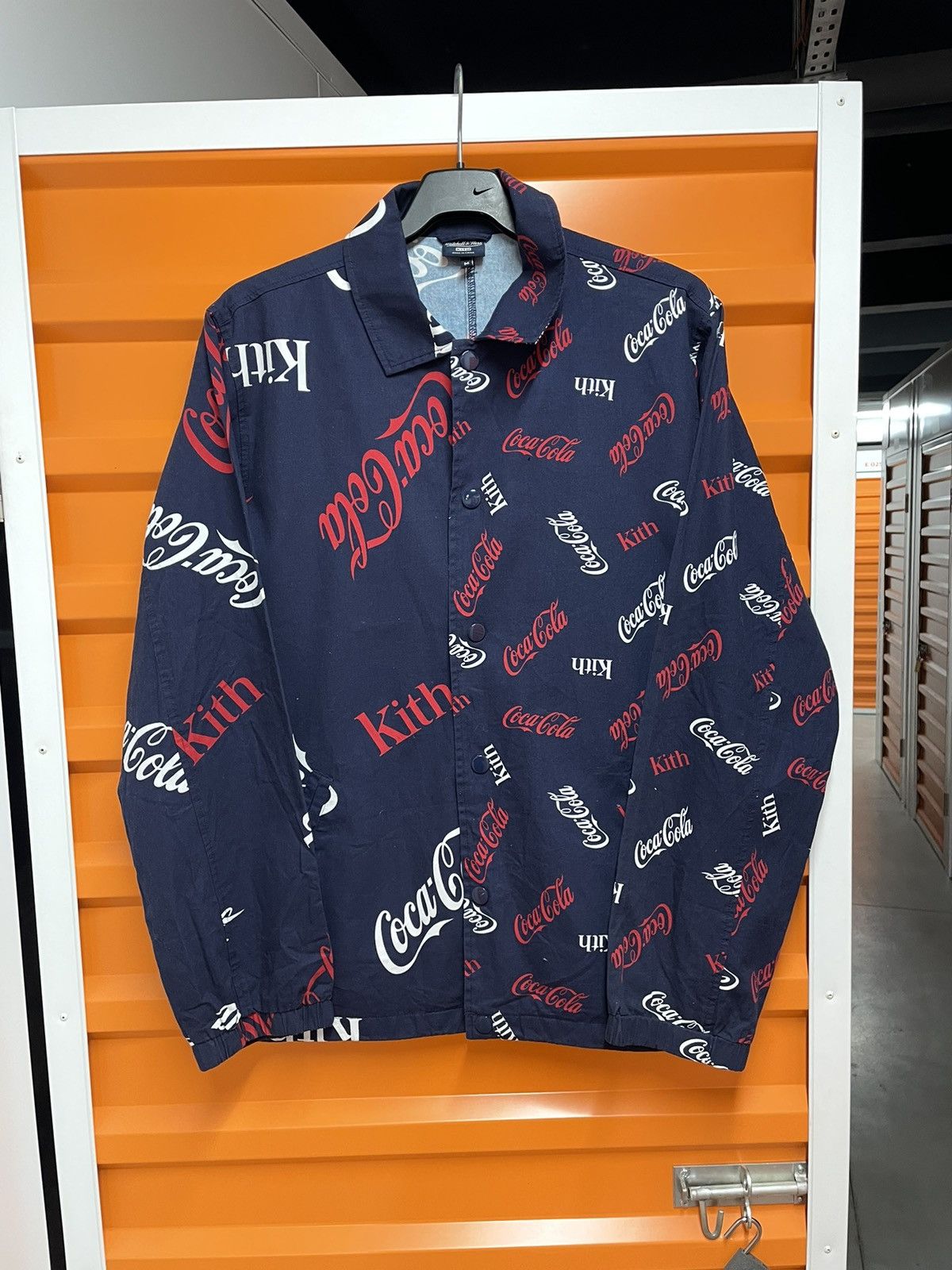 Coca Cola × Kith Kith x Coca-Cola x Mitchell & Ness Coke Coaches Jacket ...