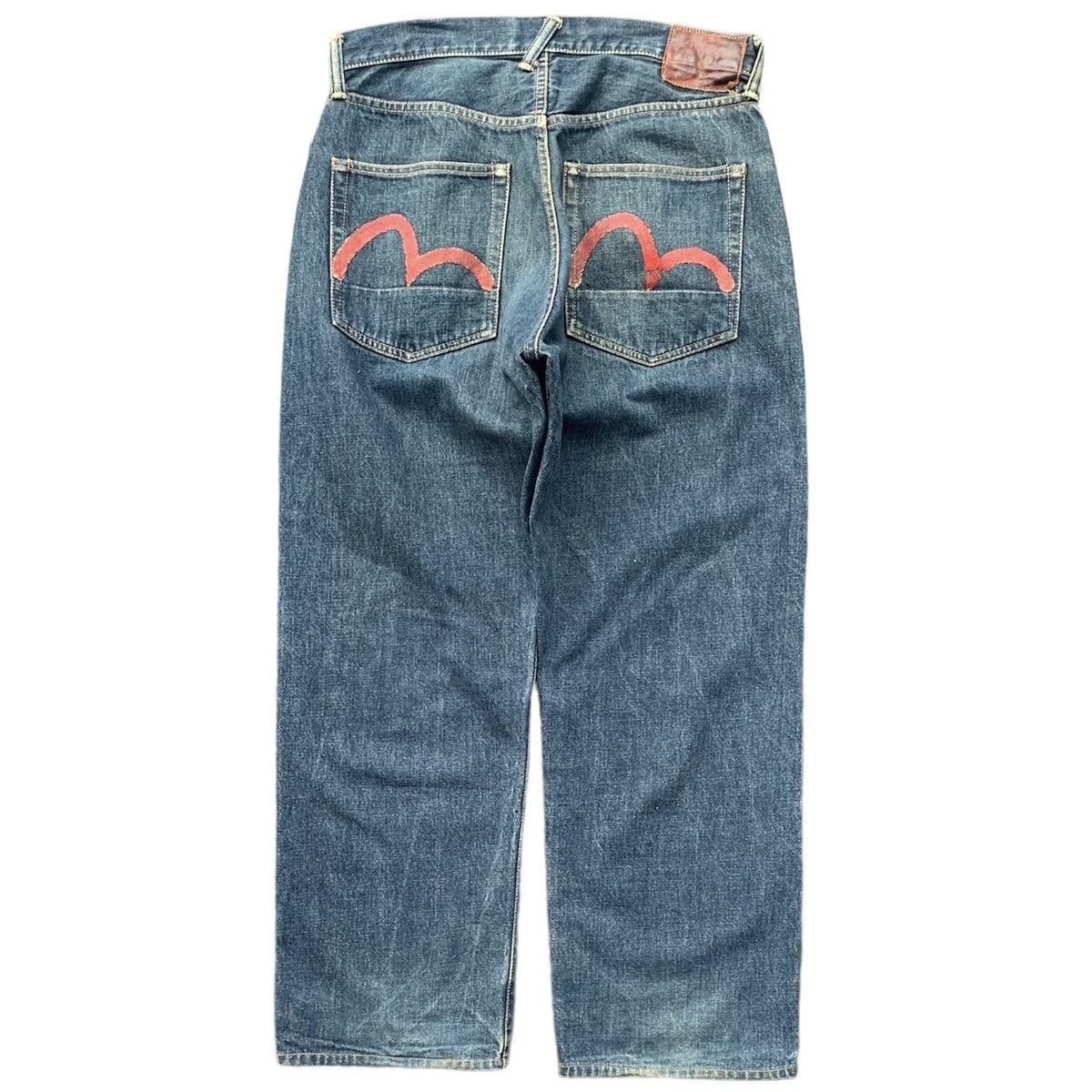Vintage Vintage Selvedge Evisu Small Daicock Denim Jeans | Grailed