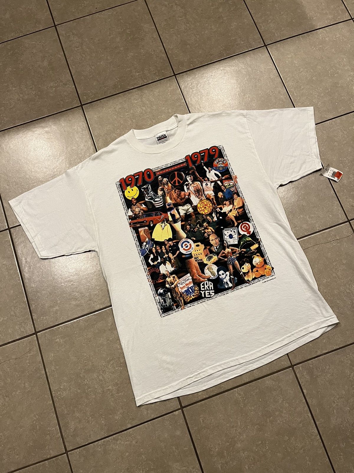 Vintage Deadstock Vintage 1999 70s decade compilation T shirt rare ...