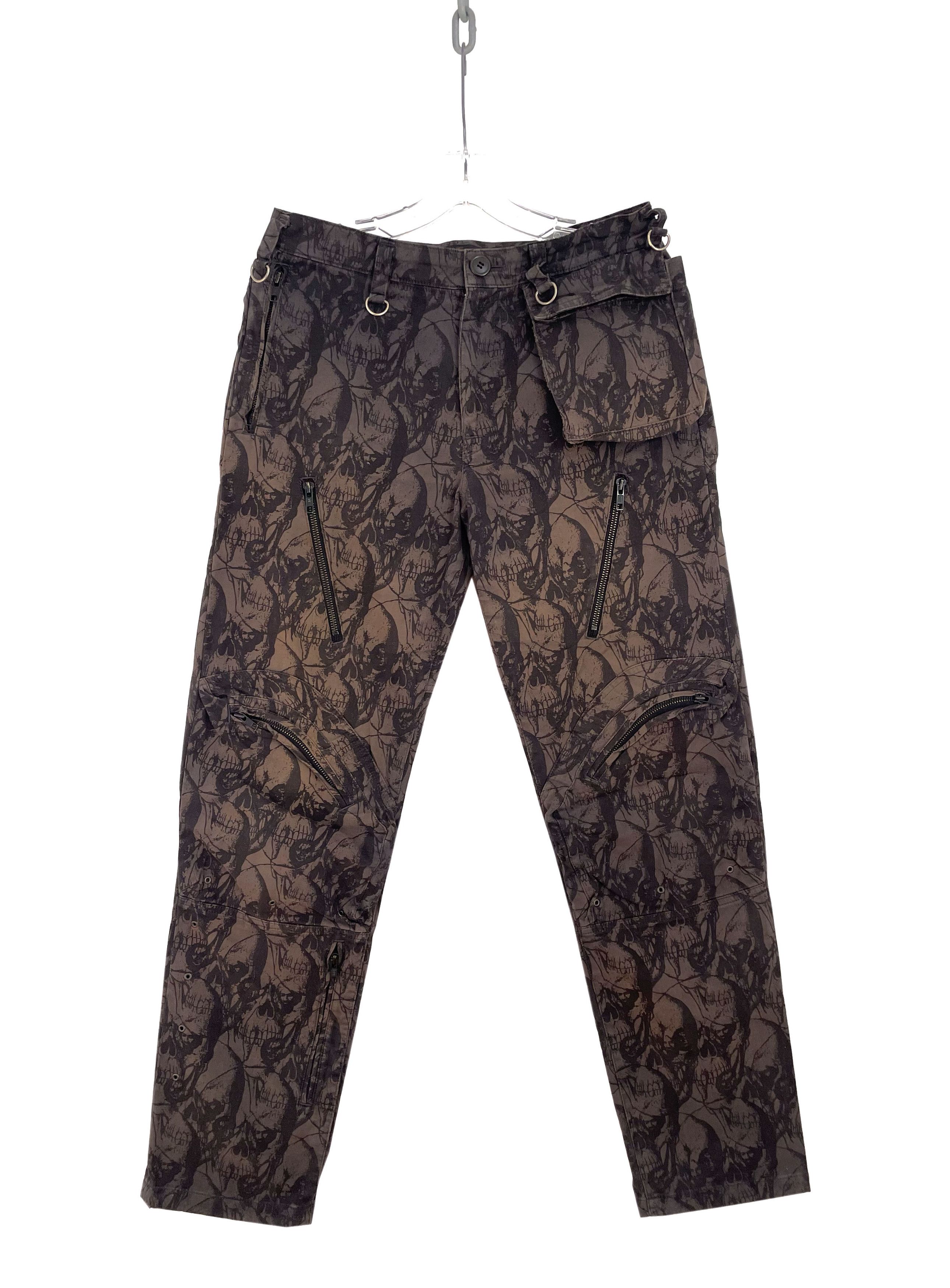 Undercover AW03 Paper Doll Osama Skull Cargo Pants | Grailed