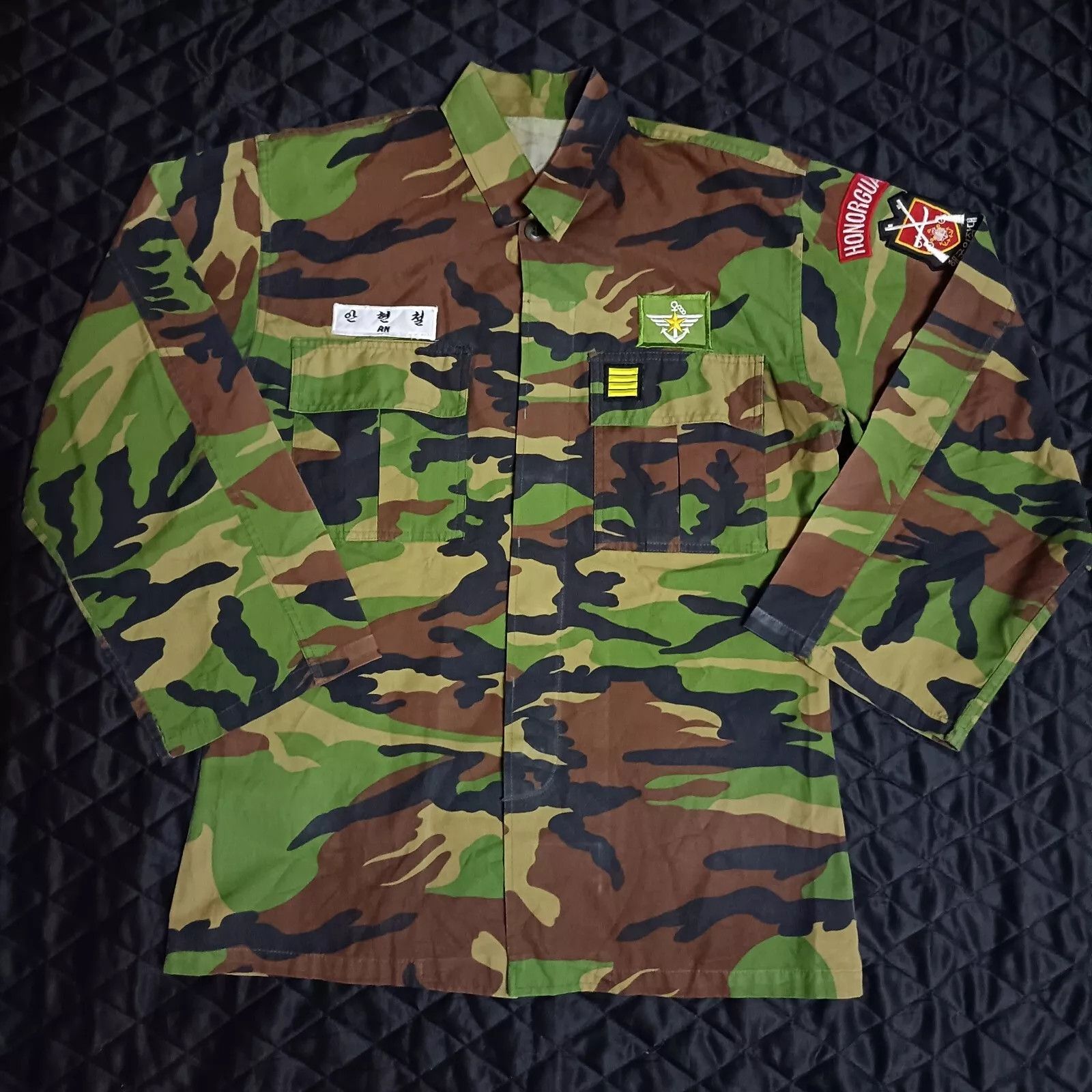 Military Republic of Korea ROK Armed Forces Camo Honor Guard Uniform ...