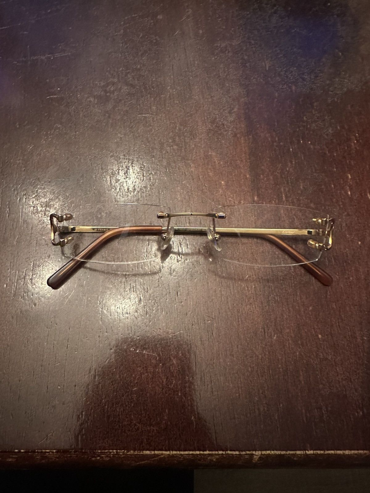 Cartier Cartier Rimless Gold Picadilly Eyeglasses Frames | Grailed