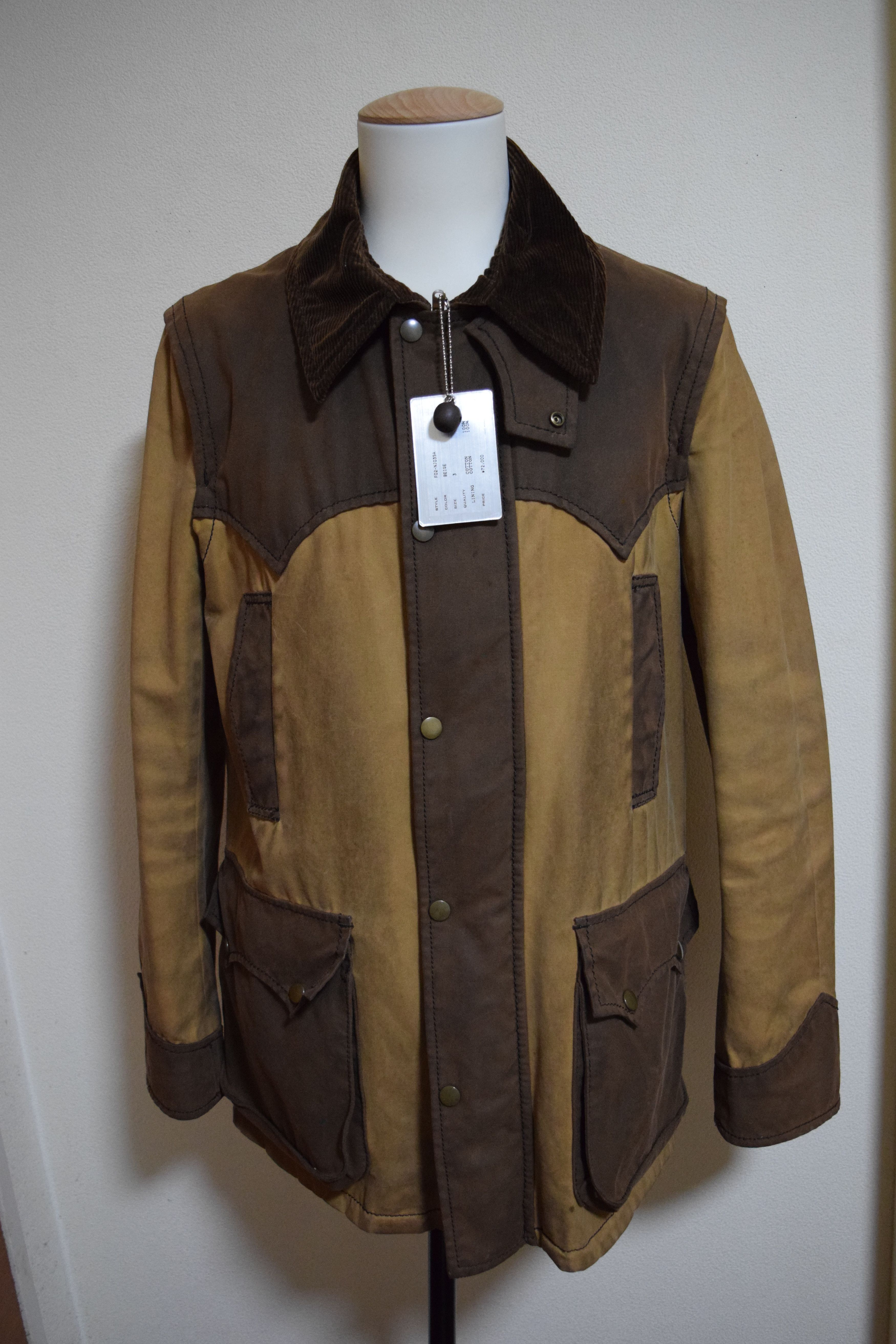 Number (N)ine Number (N)ine 2002AW “GEORGE” Finale Look Oiled Jacket ...