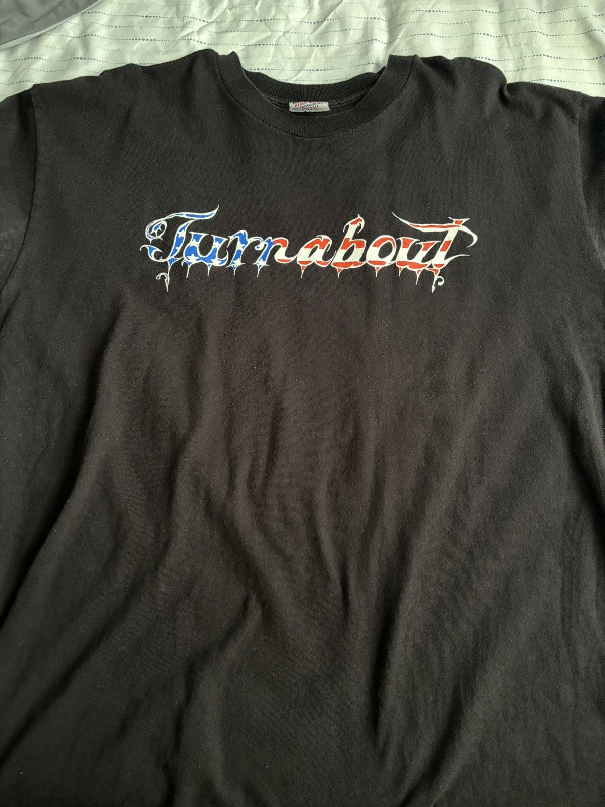Haunted Mound Turnabout Haunted Mound patriotic tee first edition RARE ...