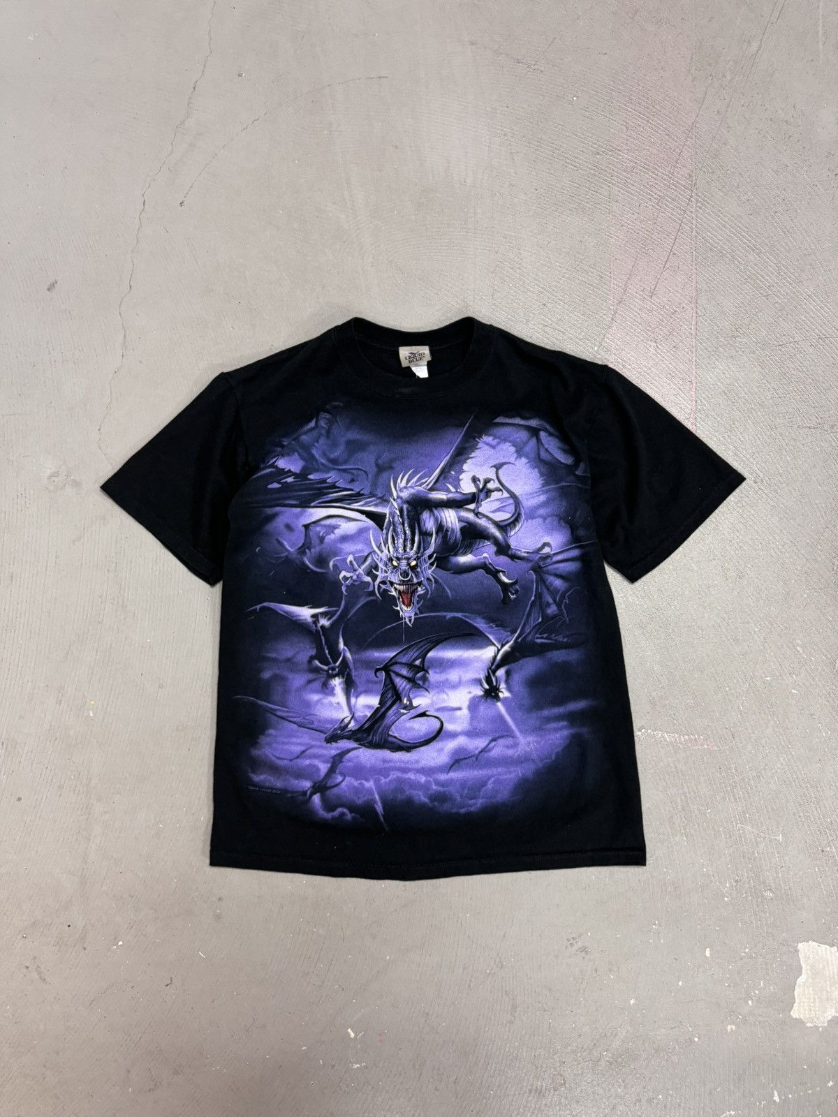 Liquid Blue × Streetwear × Vintage Vintage 2002 Liquid Blue Dragon AOP ...