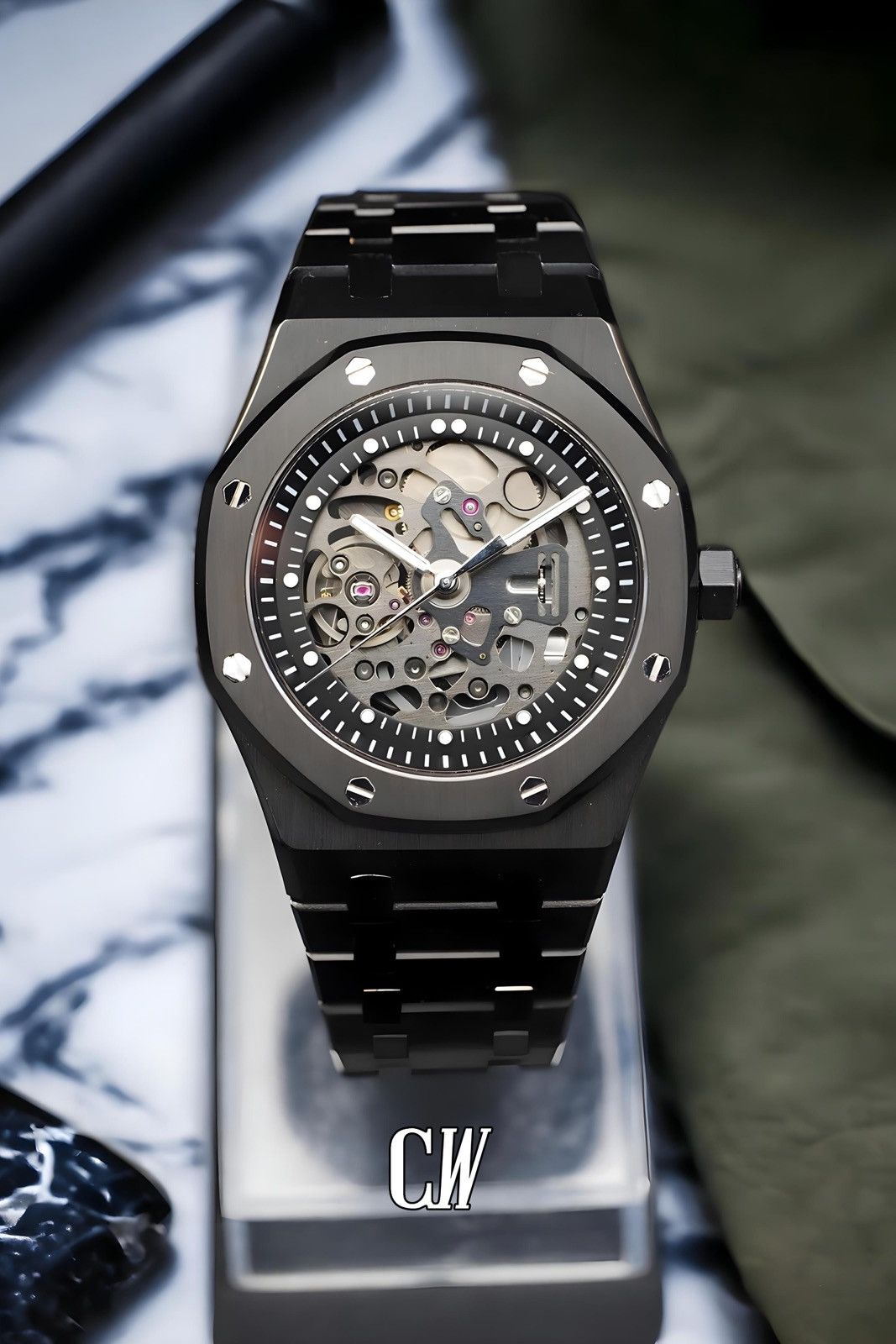 Seiko Seiko mod Royal oak Skeleton watch | Grailed