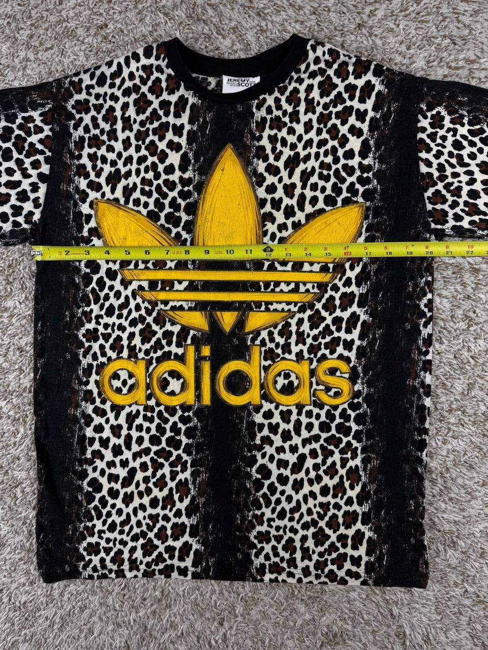 Adidas × Jeremy Scott Jeremy Scott x Adidas Leopard Print Short Sleeve ...