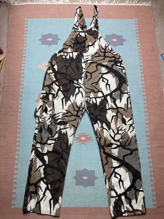 Camo Predator camo bibs overalls USA snow hunting 46x33 vintage | Grailed