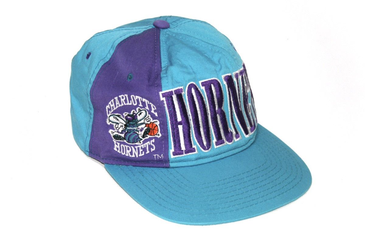 NBA × Starter × Vintage Vintage 90s NBA Charlotte Hornets x Starter Cap ...