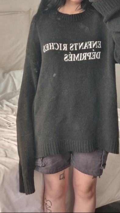 Enfants Riches Deprimes enfants riches deprimes classique logo knit ...