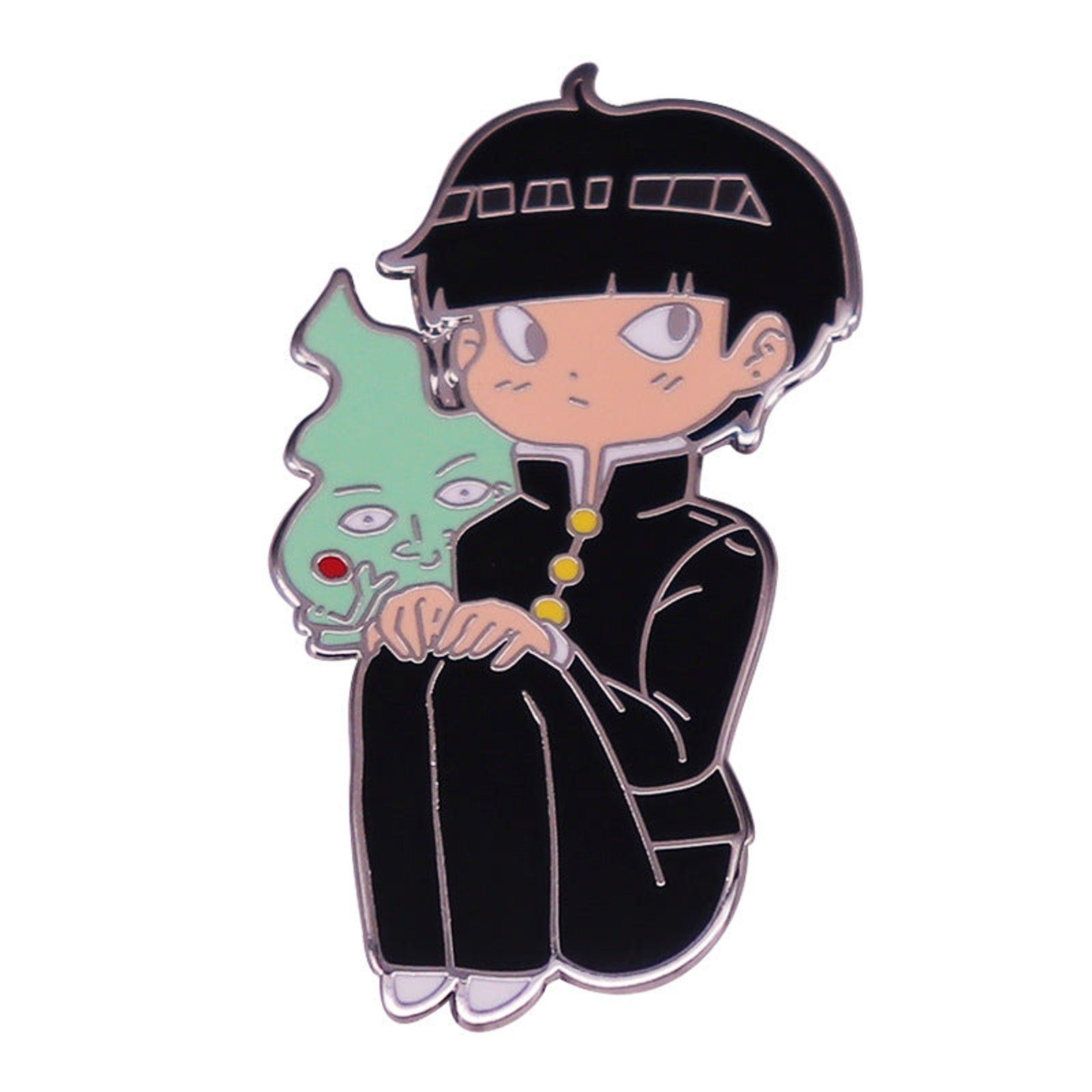 Enamel × Japanese Brand × Pins Mob Psycho 100 Shigeo Kageyama Enamel Pins 50 | Grailed