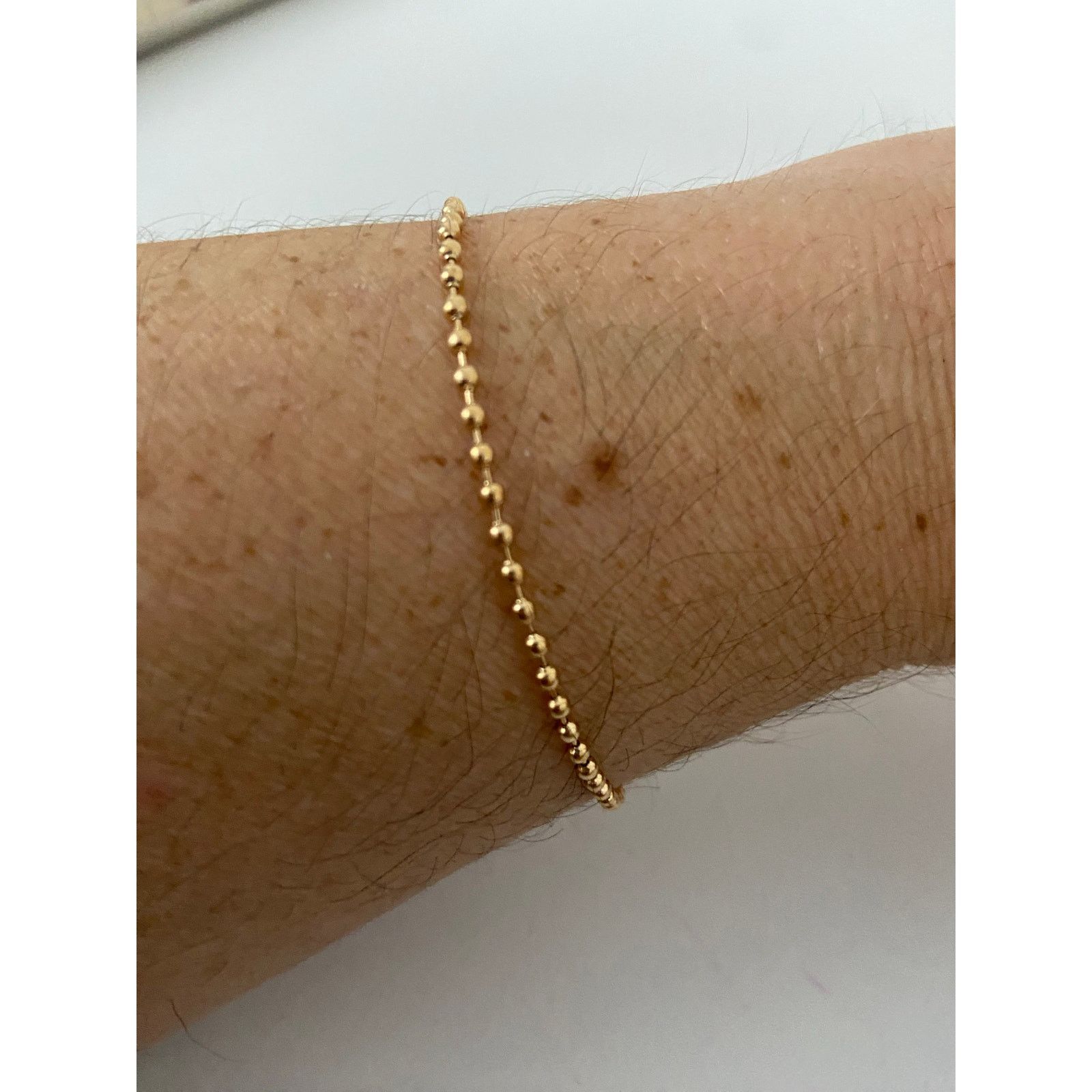 Generic Ball chain bracelet, gold tone | Grailed