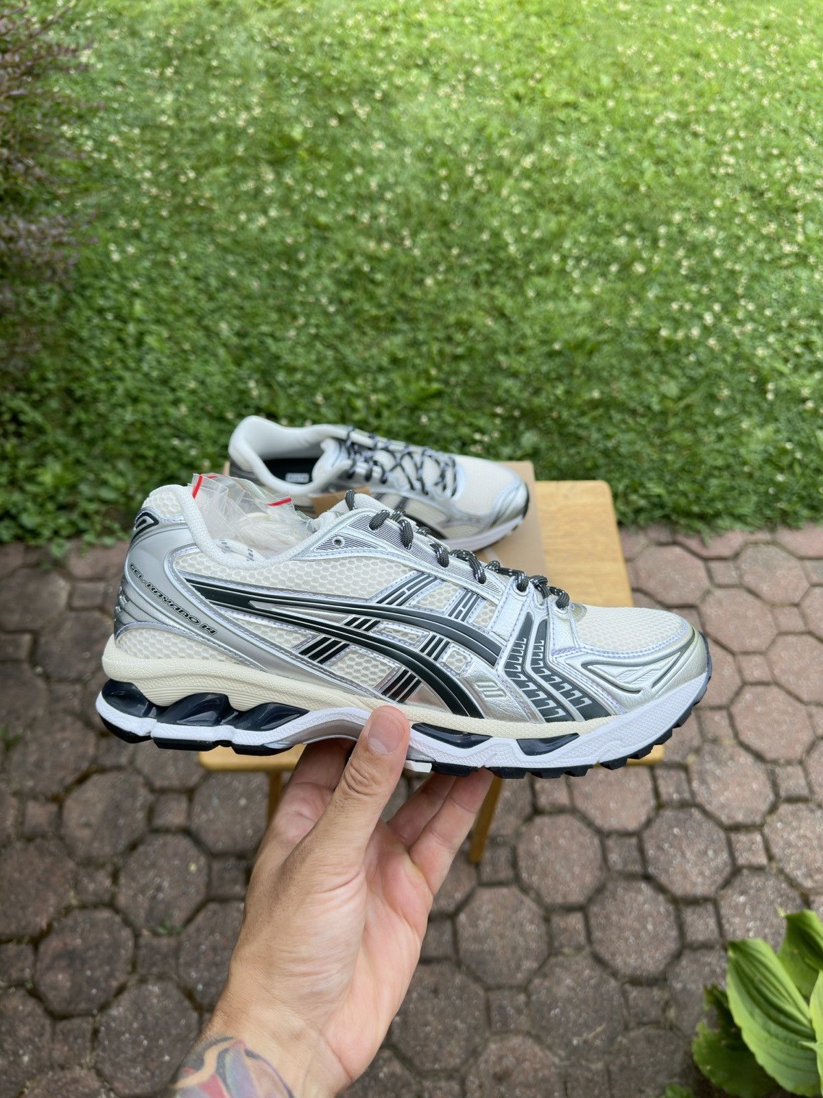 Asics × Kith ASICS Gel-Kayano 14 x Kith “Cream/Scarab” (2024) Sz 10.5 ...