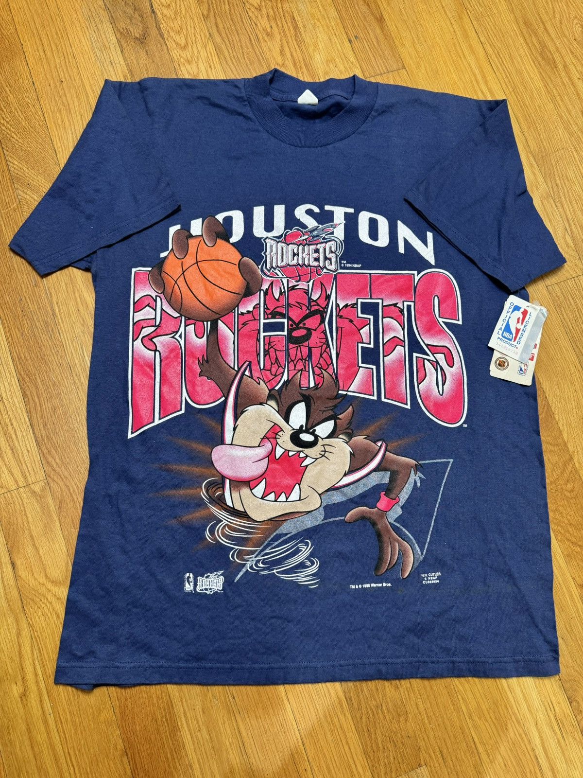 Vintage 1994 Houston Rockets Taz Vintage 90’s NBA Retro T-Shirt | Grailed