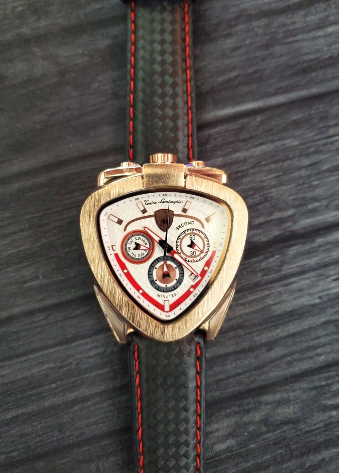 Lamborghini RARE Tonino Lamborghini Spyder Sub Dial Day Date Men's ...