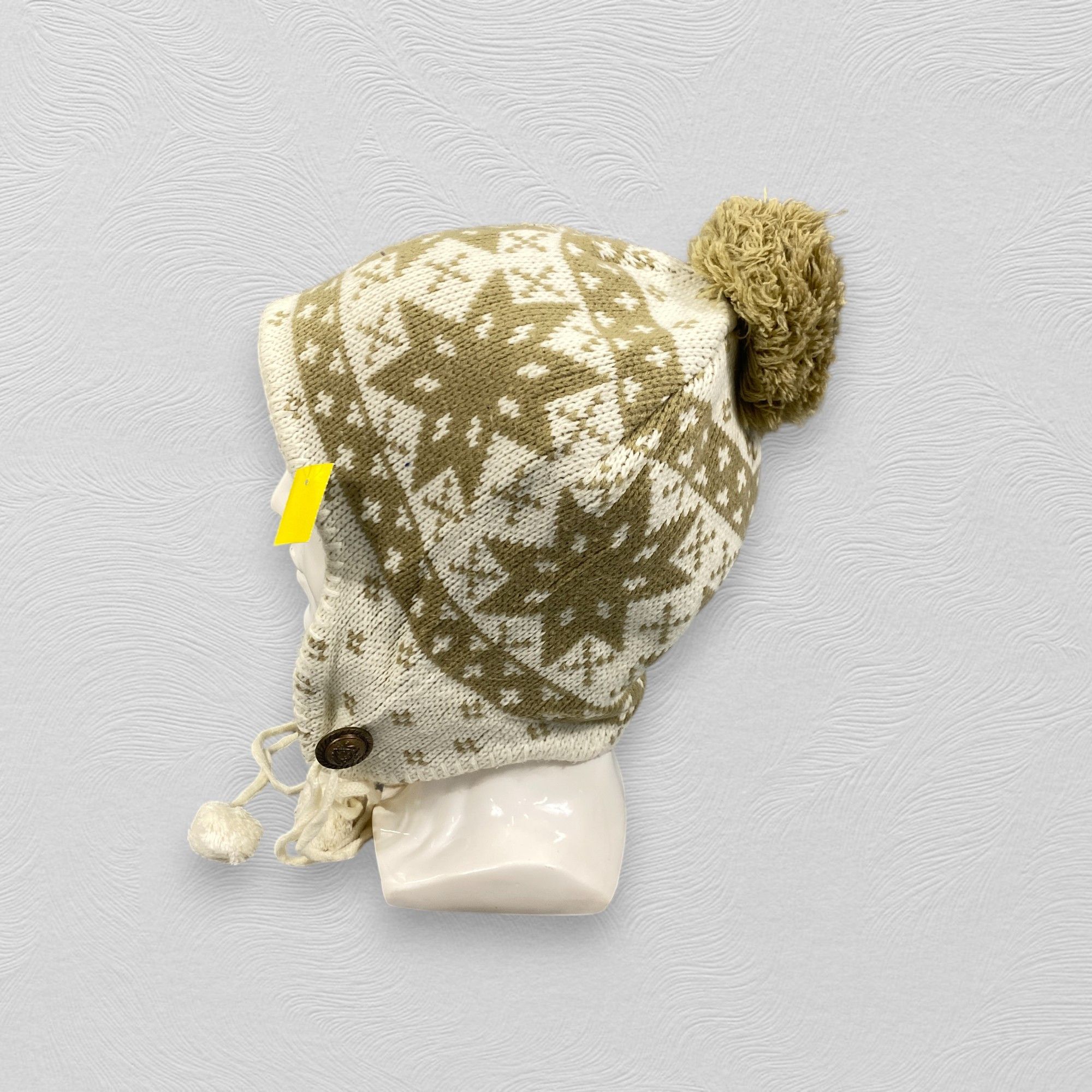 Japanese Brand Ear Flap Knit Beanie Tibetan -BN784 | Grailed