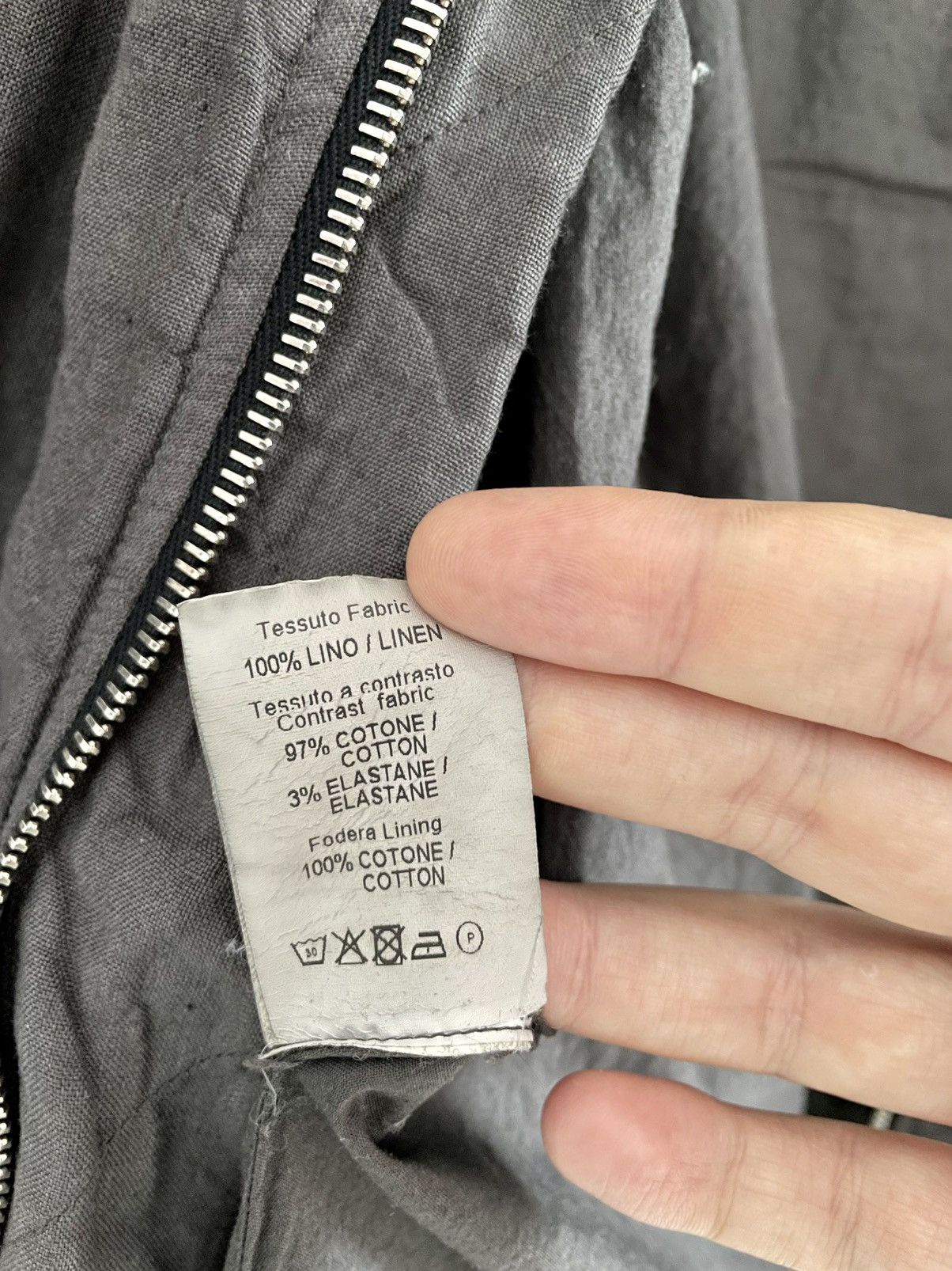 Lost & Found Ria Dunn Lost & Found Rooms Oversized Wrinkled Linen Bomber Jacket | Grailed