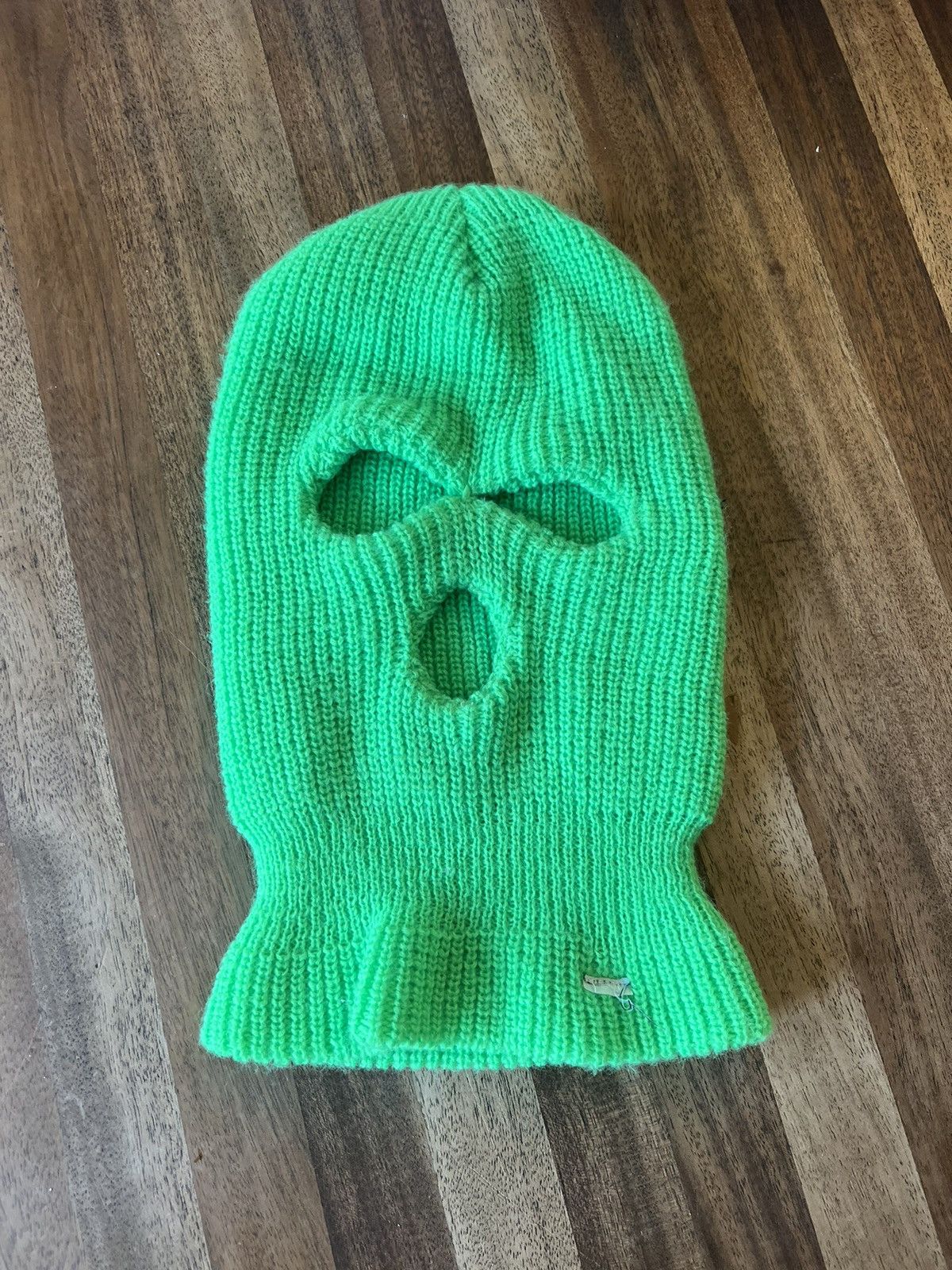 Streetwear neon green ski mask | Grailed