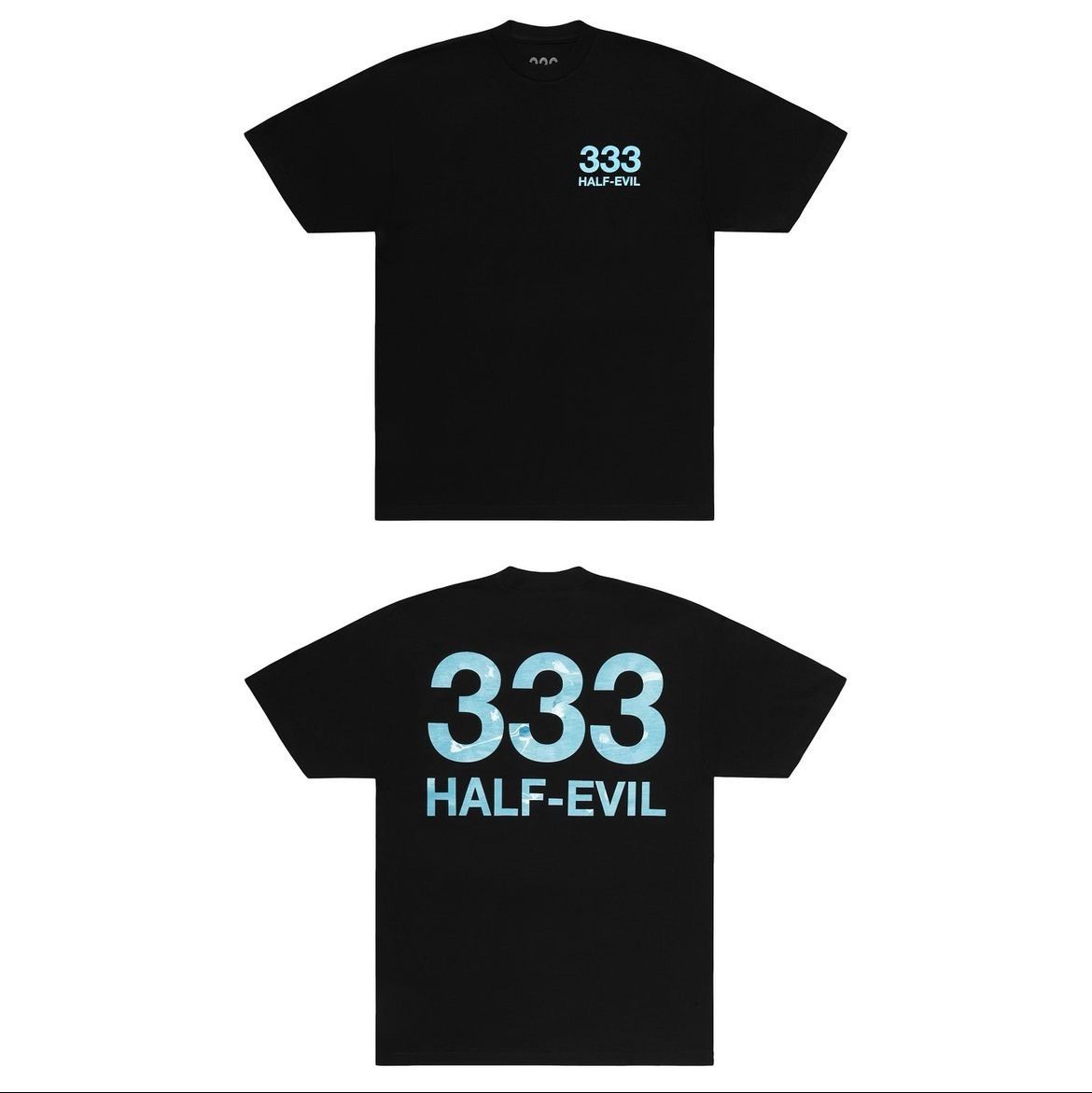 Half Evil × Streetwear Half Evil 333 200,000 Tee Black | Grailed