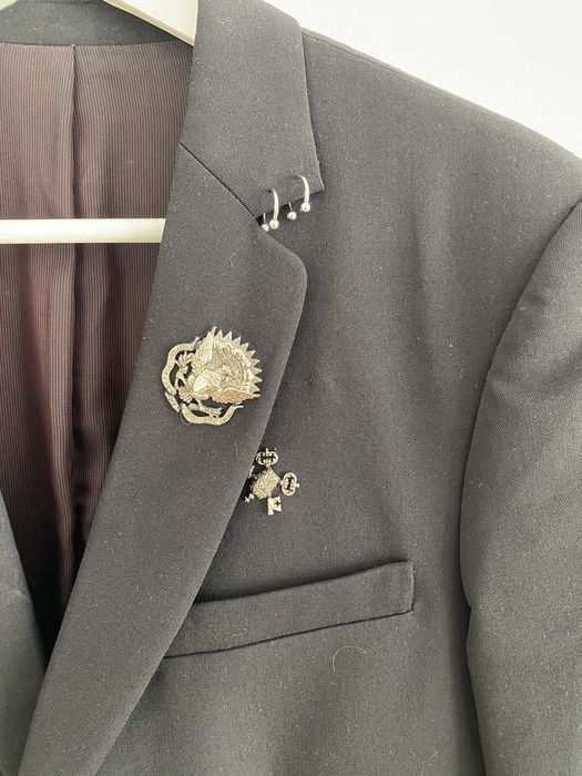 Balmain pin blazer | Grailed