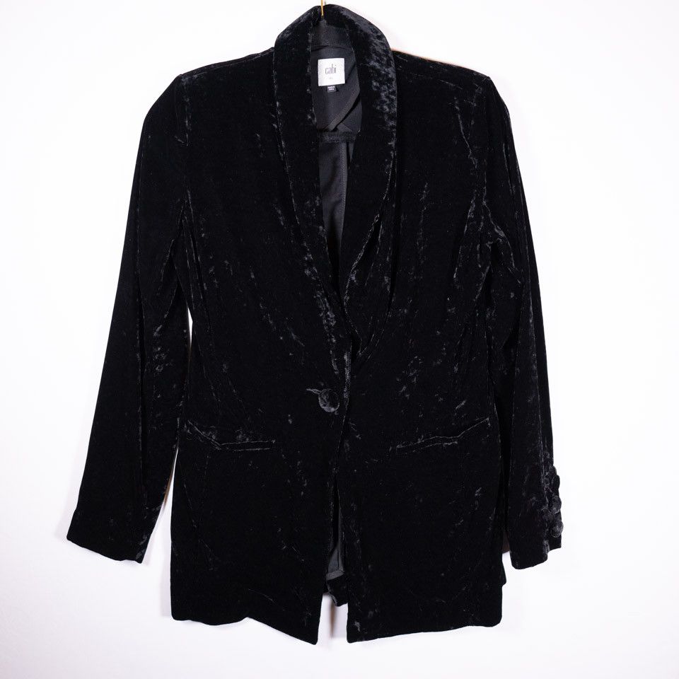 Other CABI Hostess Jacket Velvet Velour One Button | Grailed