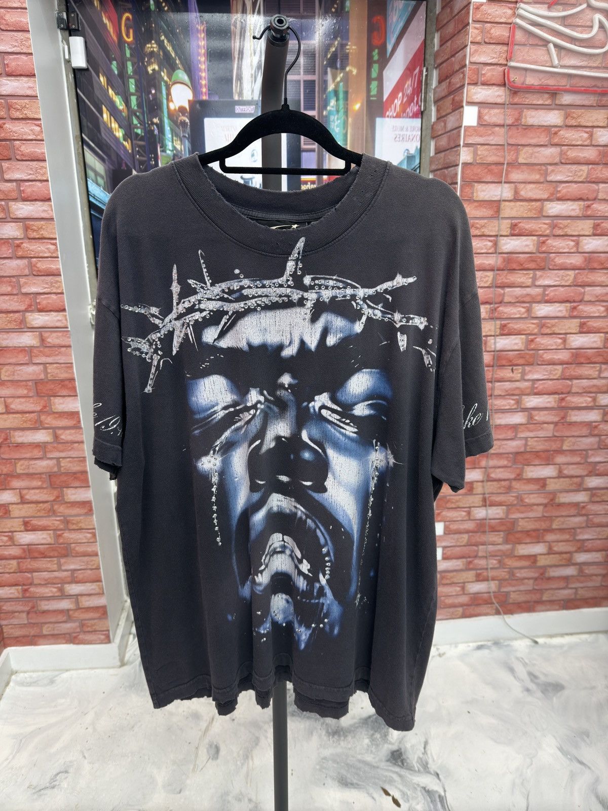 HELLSTAR Hellstar Capsule 11 ‘Jesus Wept’ Tee | Grailed