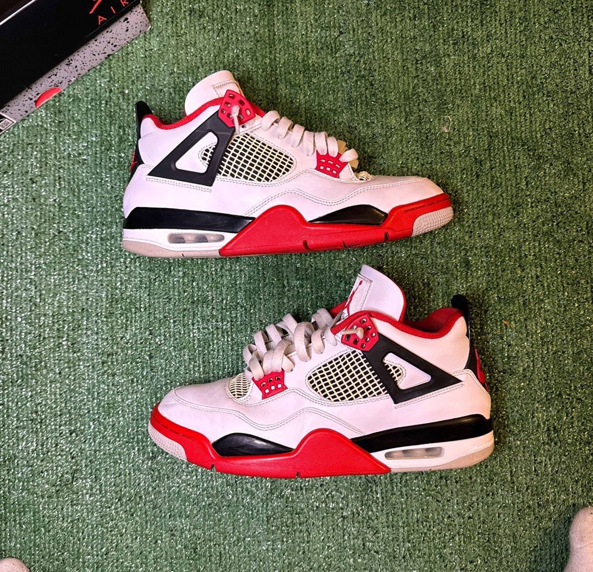 Jordan Brand Jordan 4 Retro OG Mid Fire Red | Grailed