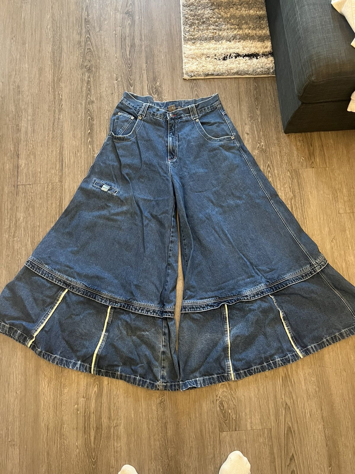 JNCO × Vintage Vintage Kikwear Giant Rave Pants | Grailed