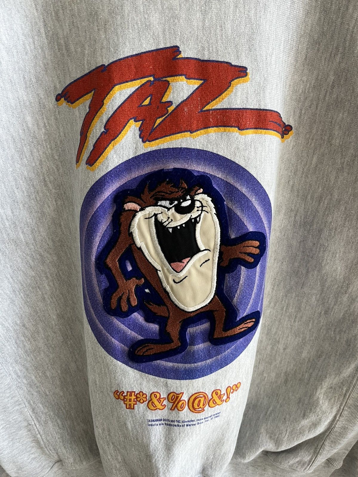 Vintage TASMANIAN DEVIL and TAZ Warner Bros 1992 Vintage Sweatshirt ...