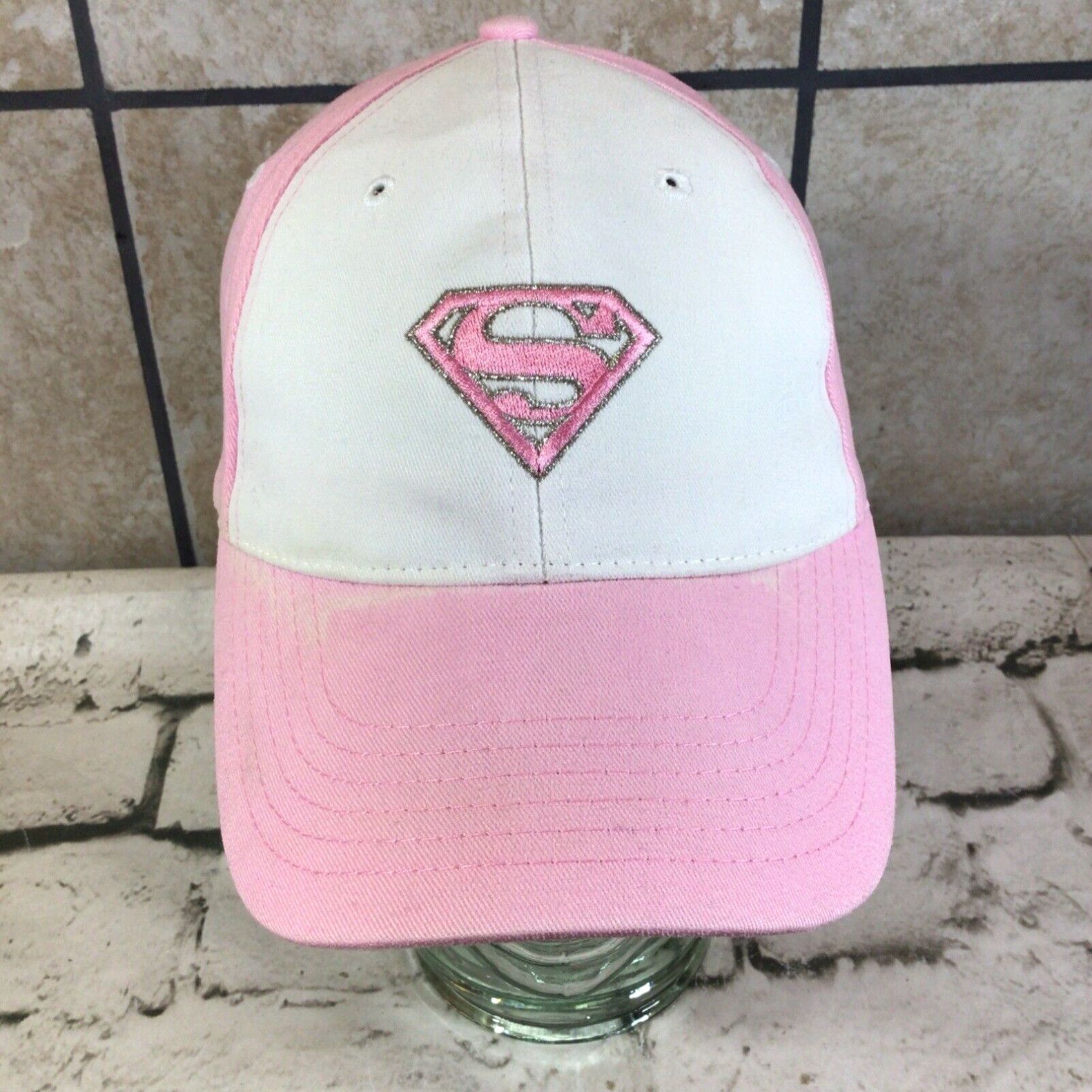 Dc Comics Superman Super S Symbol Hat Girls Youth Juniors Pink ...