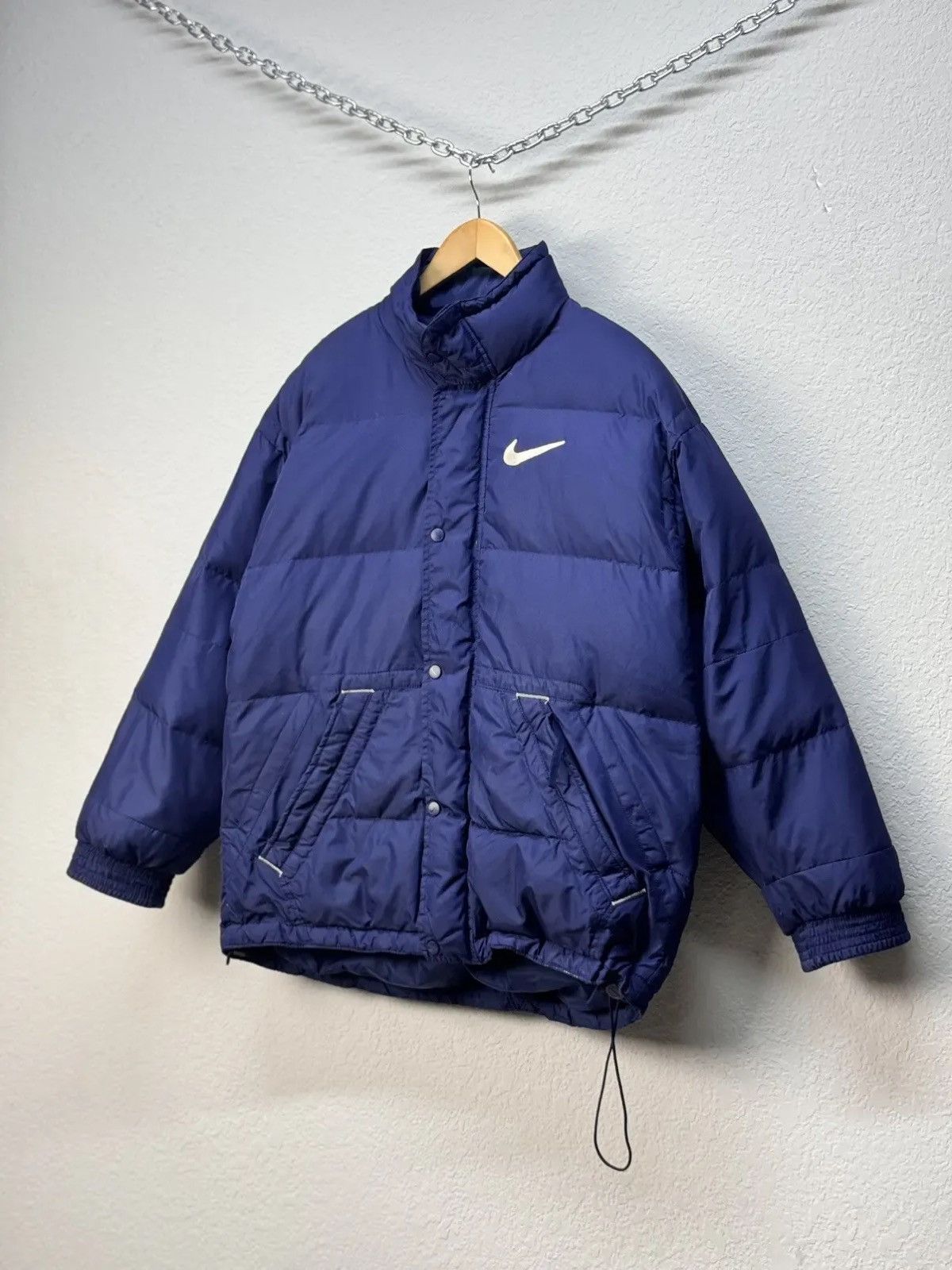 Nike × Streetwear × Vintage Vintage 90s Nike Down Feather Puffer Jacket ...