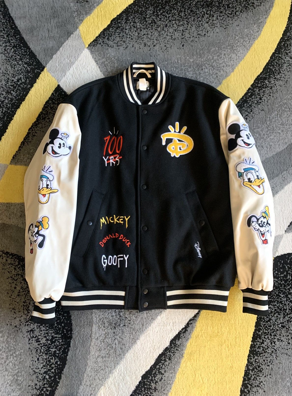 Disney × Mickey Mouse Disney Bomber Jacket Mickey Mouse Donald Duck ...