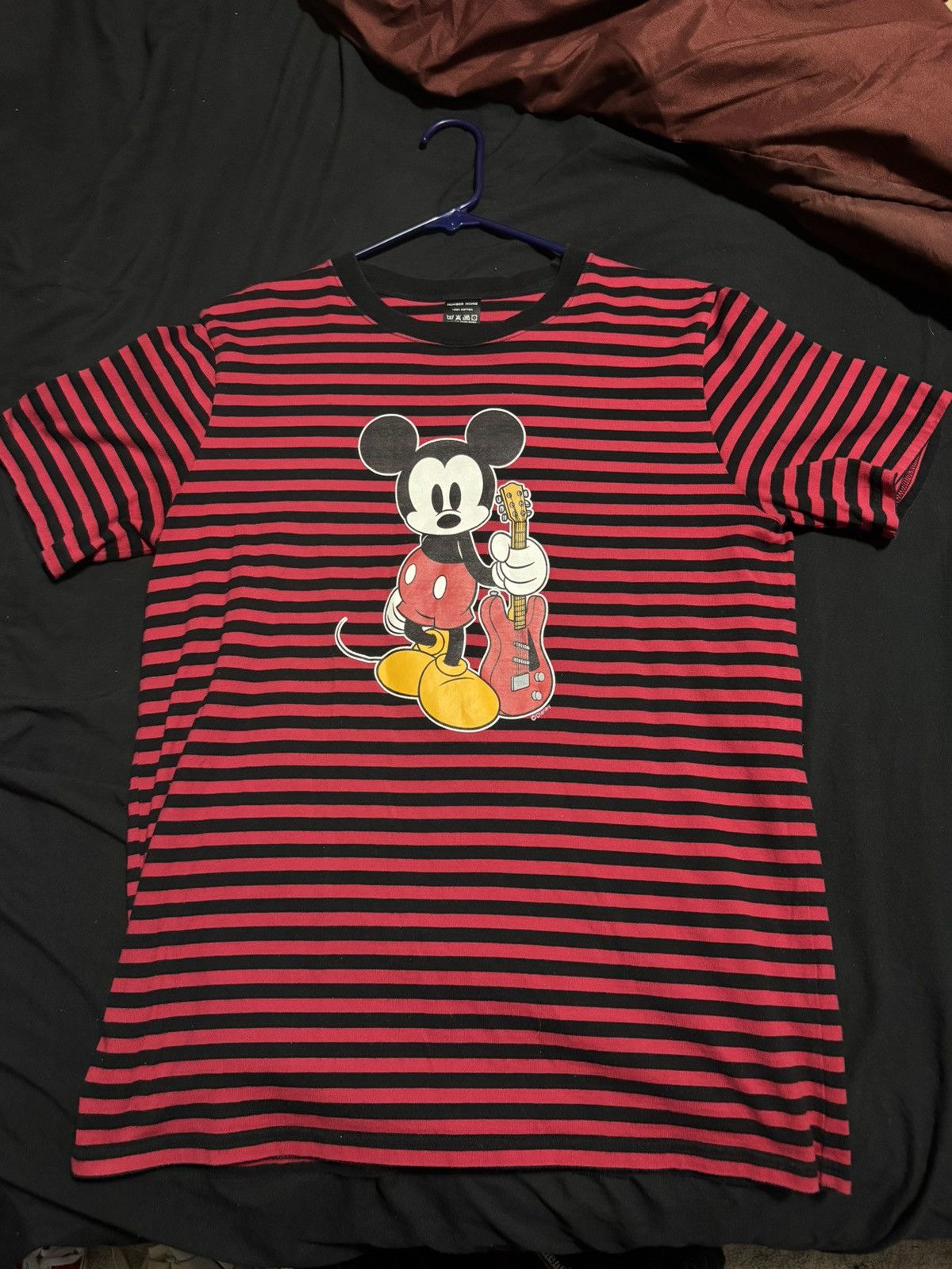 Number (N)ine *RARE* Number Nine Mickey Mouse Stripe T Shirt | Grailed