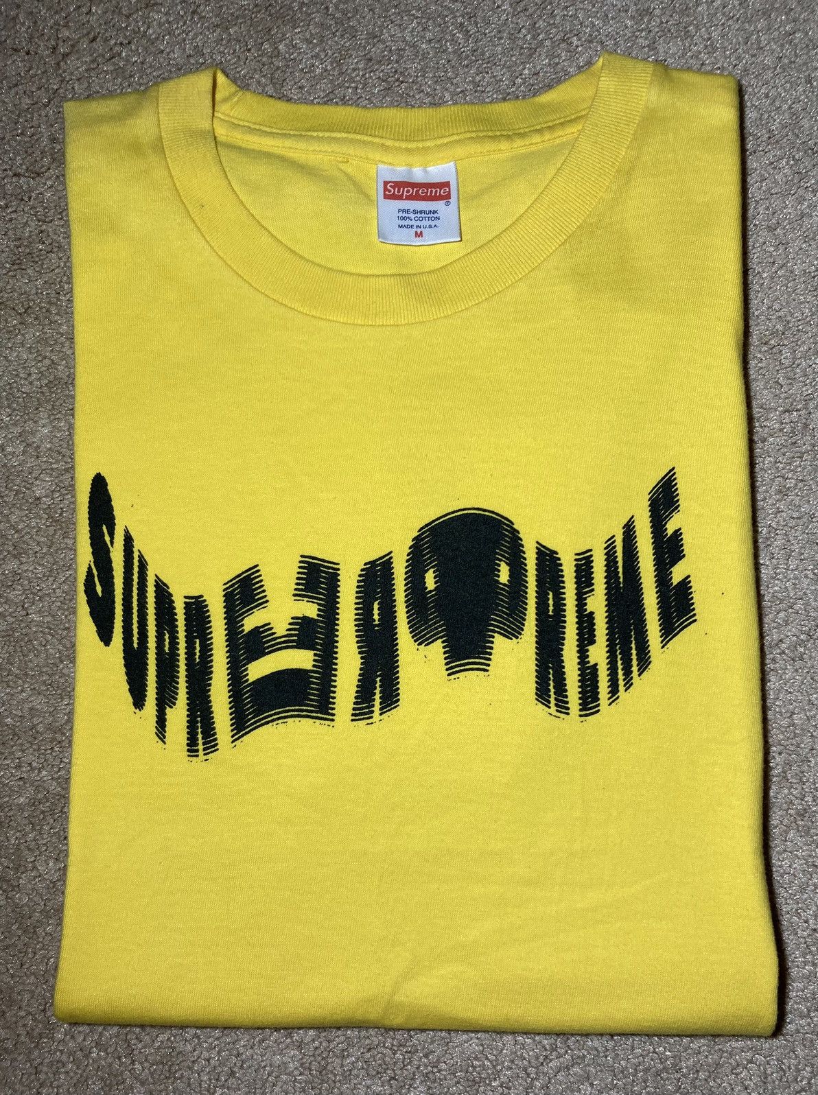 Supreme SS13 Supreme Anomaly Dead Gas Reverse Yellow 2013 M Skull | Grailed