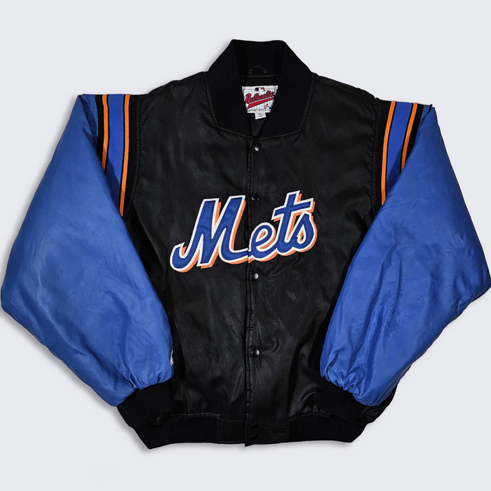 Vintage New York Mets Vintage 90s Majestic Satin Bomber Jacket | Grailed