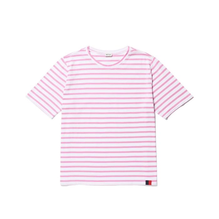 Kule KULE The Modern Tee In White/hot Pink | Grailed