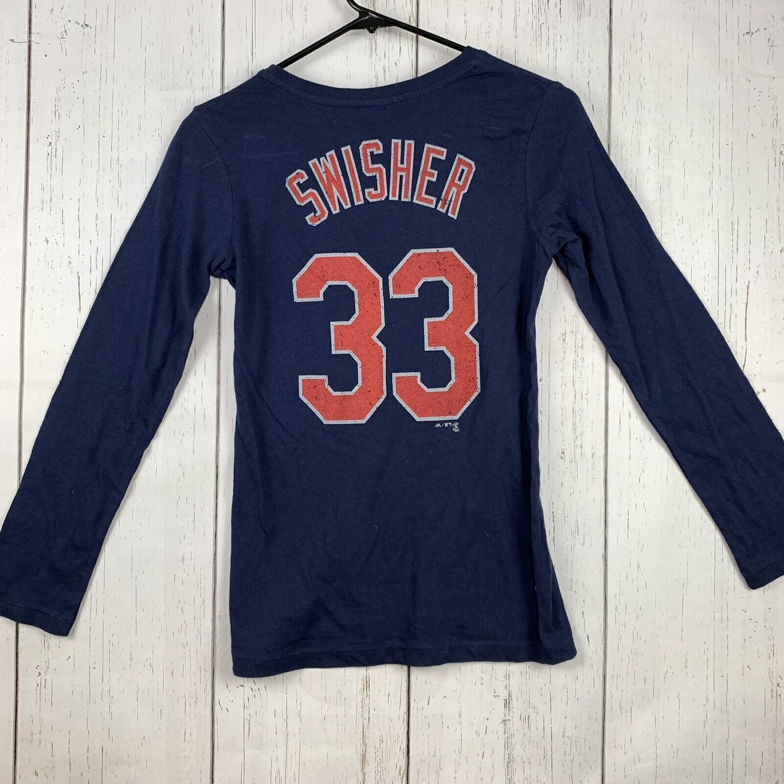 Majestic Cleveland Indians Swisher #33 MLB XL Sweater New Women | Grailed