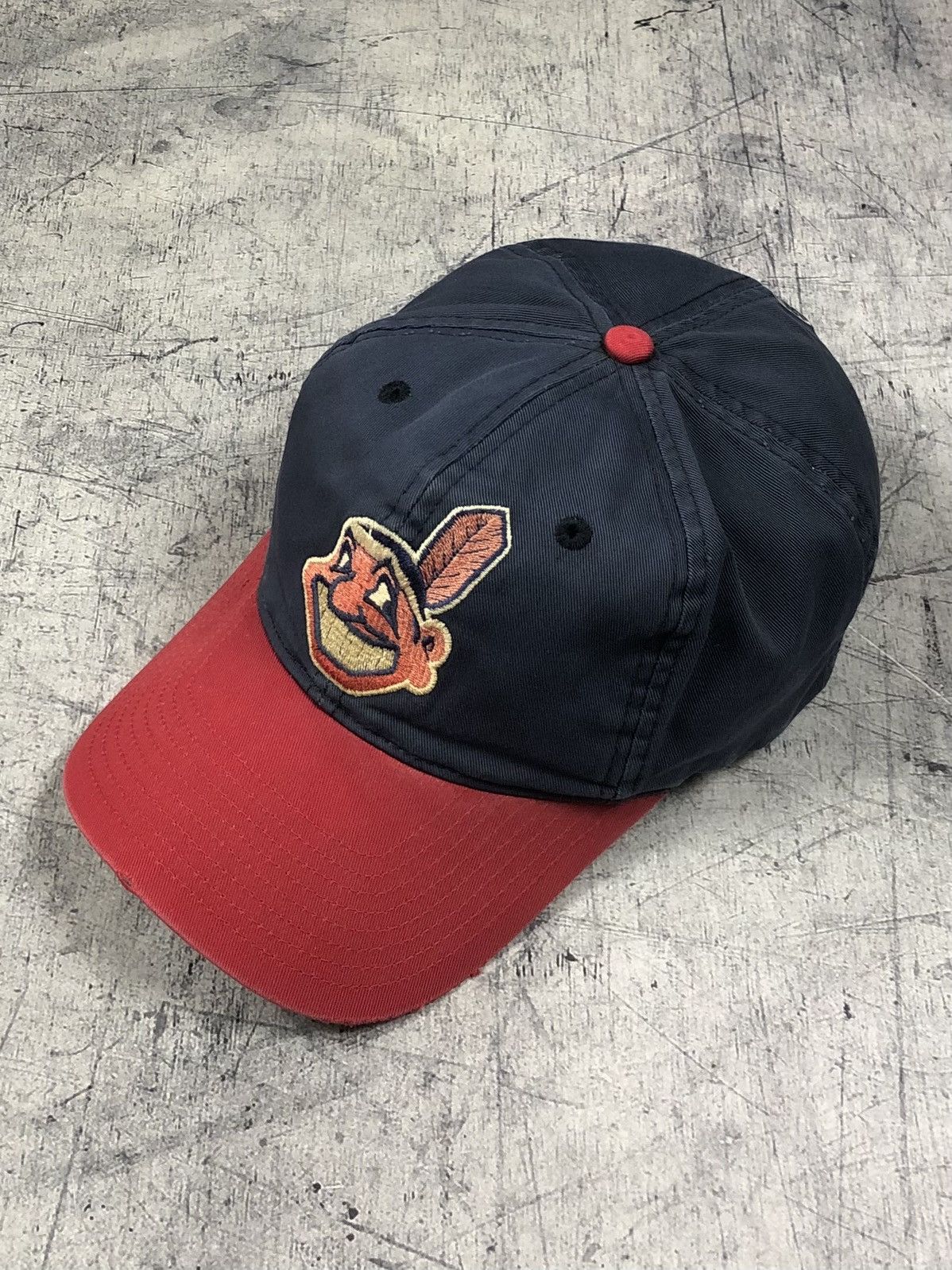 Vintage Vintage 90s MLB Cleveland Indians Baseball Twins Boston Cap | Grailed