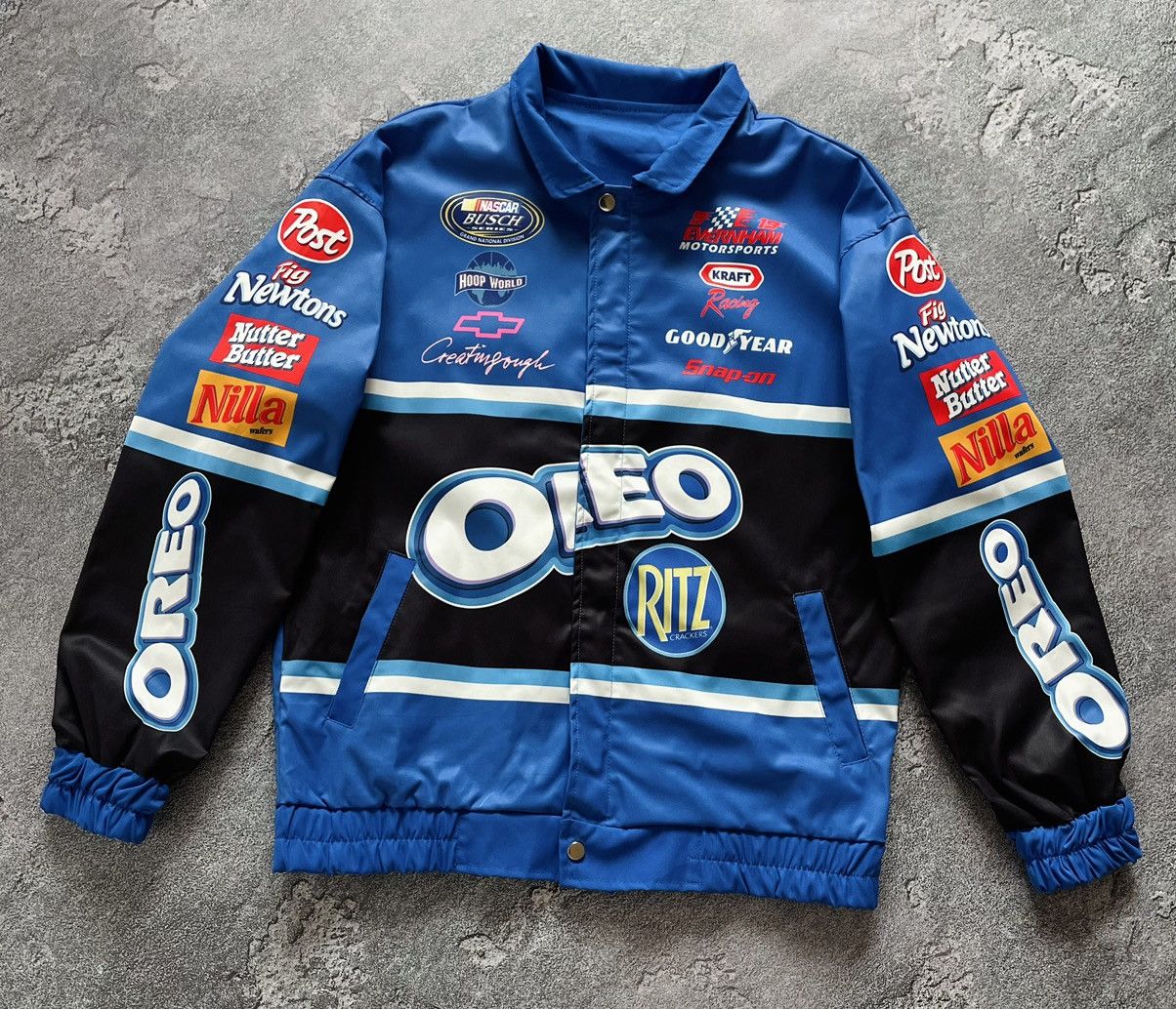 Formula 1 × NASCAR × Racing Vintage NASCAR OREO Racing Jacket Formula 1 ...